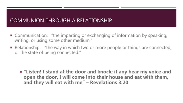 Communication with God | PPTX | Christianity | Religion & Spirituality