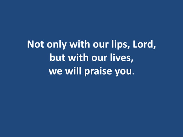 Post-Communion Prayer | PPT