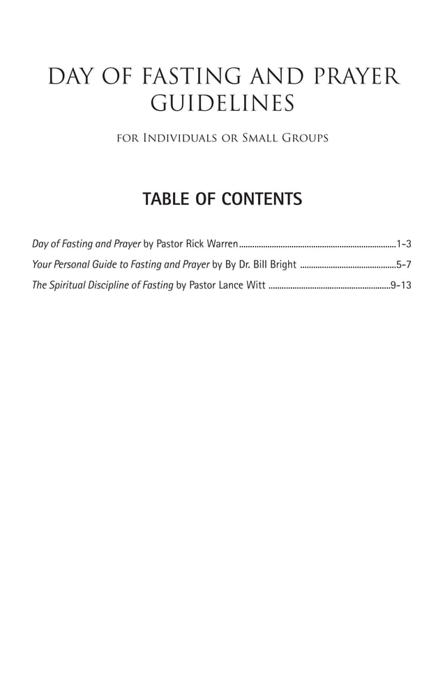 Prayer fasting5 | PDF