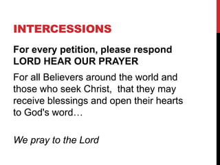 PRAYER FOR JULY 19.ppt | Christianity | Religion & Spirituality