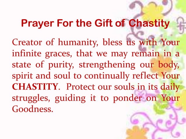 Prayer for Poverty, Chastity and Obedience | PPT