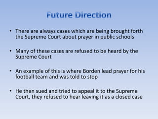 Prayer In Public Schools | PPT