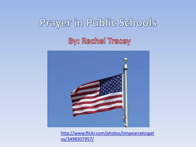 Prayer in public schools | PPT