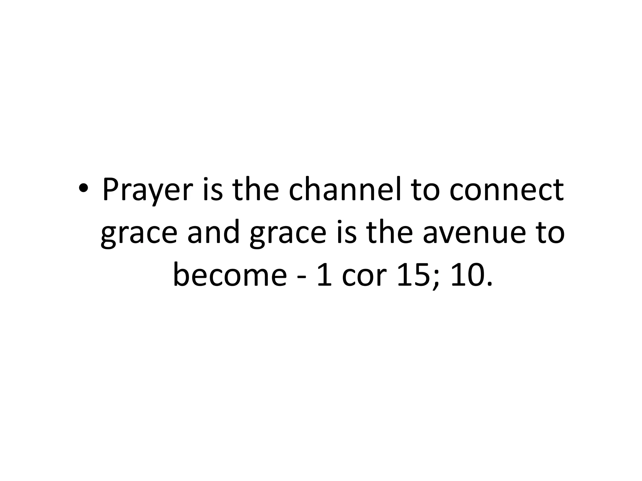 Prayer Life of an Effective Christian Worker | PPTX