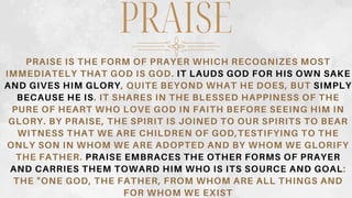 Prayer of Praise in the Old and New Testament | PPT