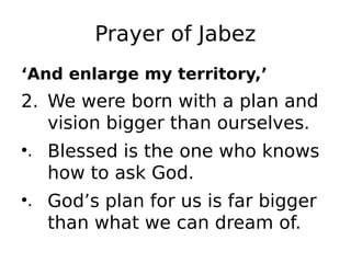 Prayer of jabez | PDF