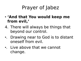 Prayer of jabez | PDF