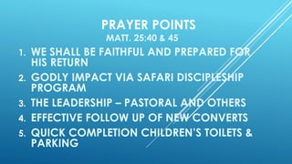Prayer points | PPTX