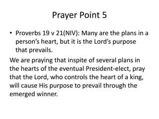 Prayers for United State of America(General Elections) | PPT