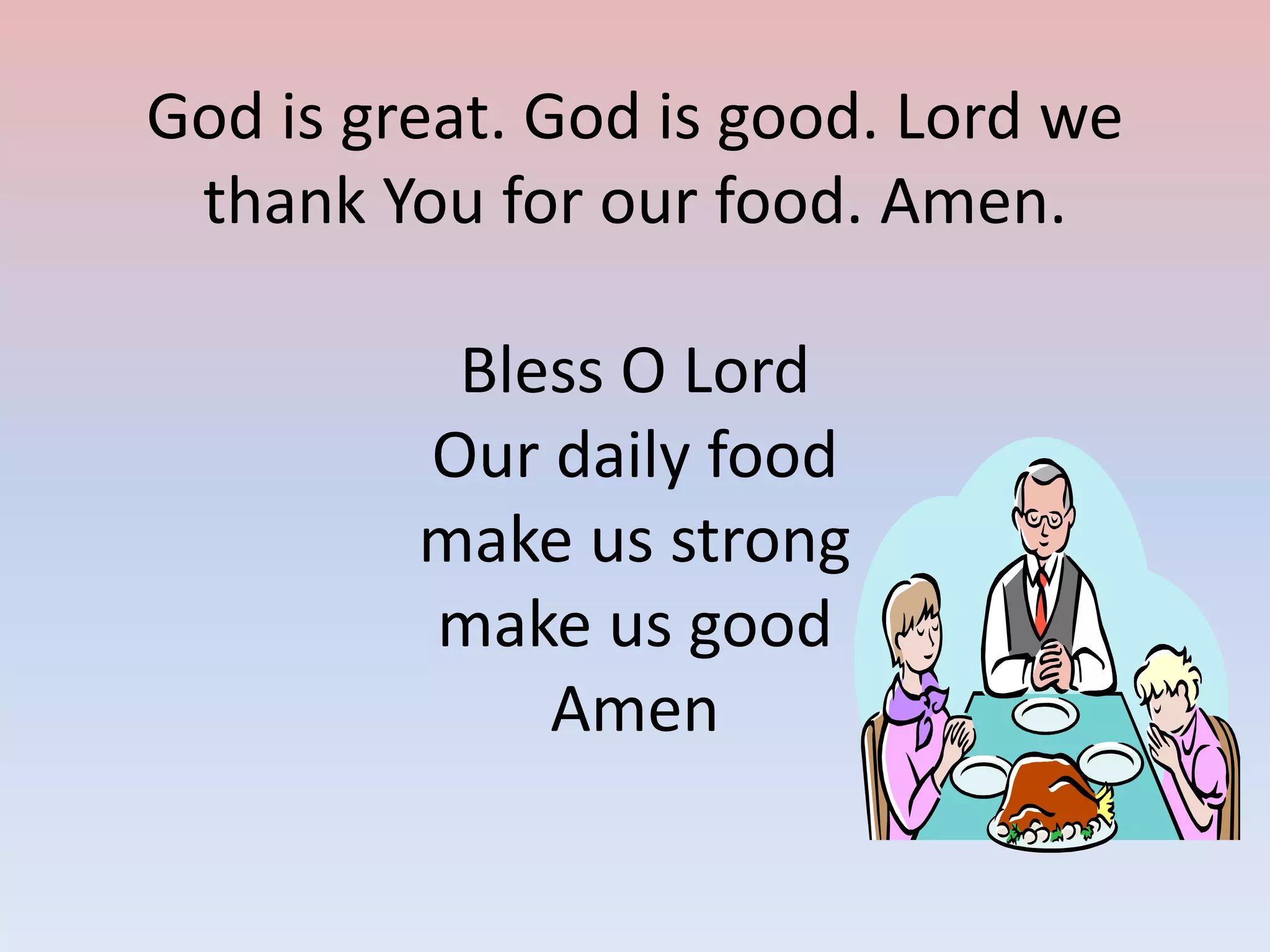 Grace Prayer Examples | PPT