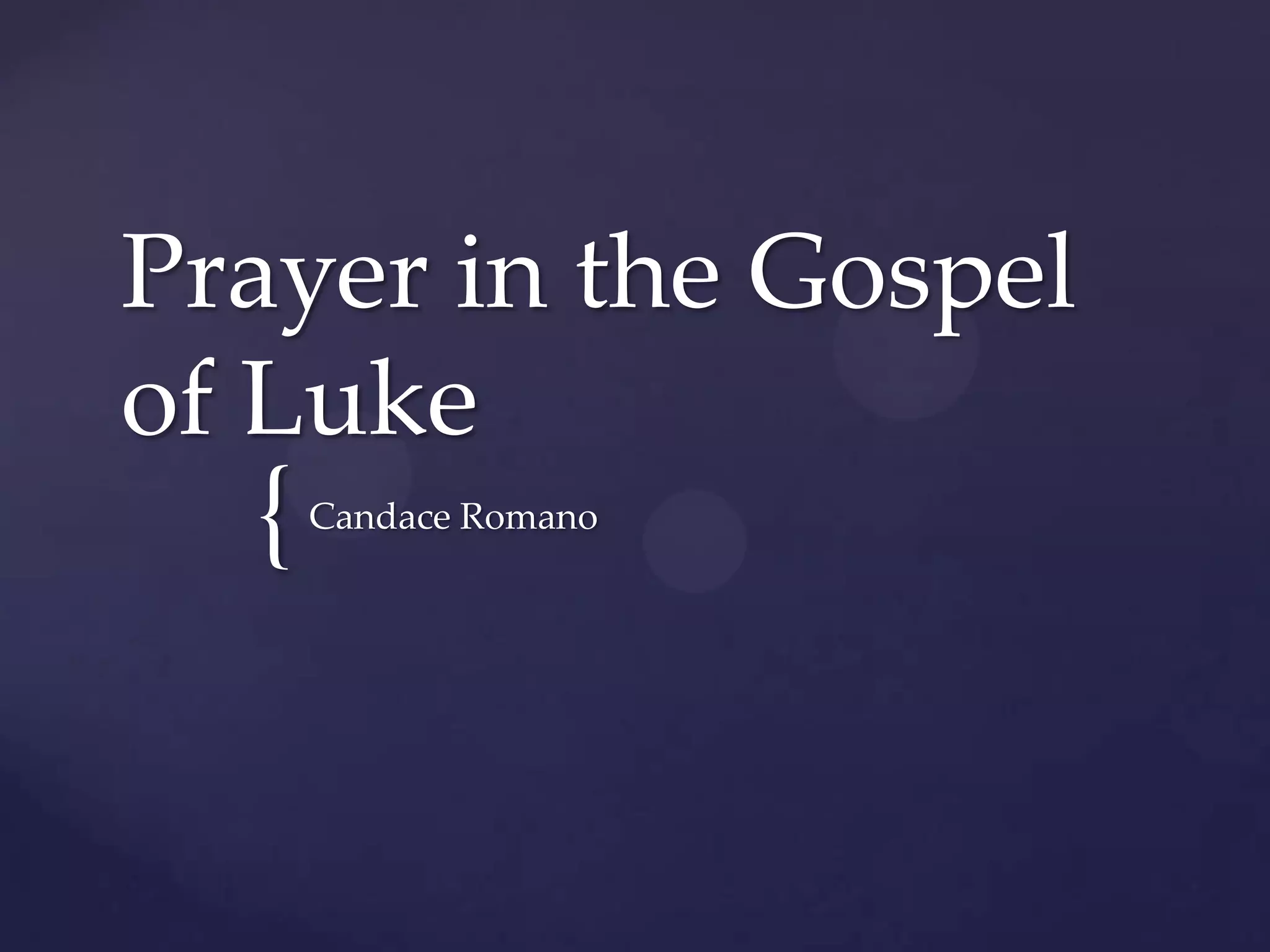 Prayer presentation | PPT