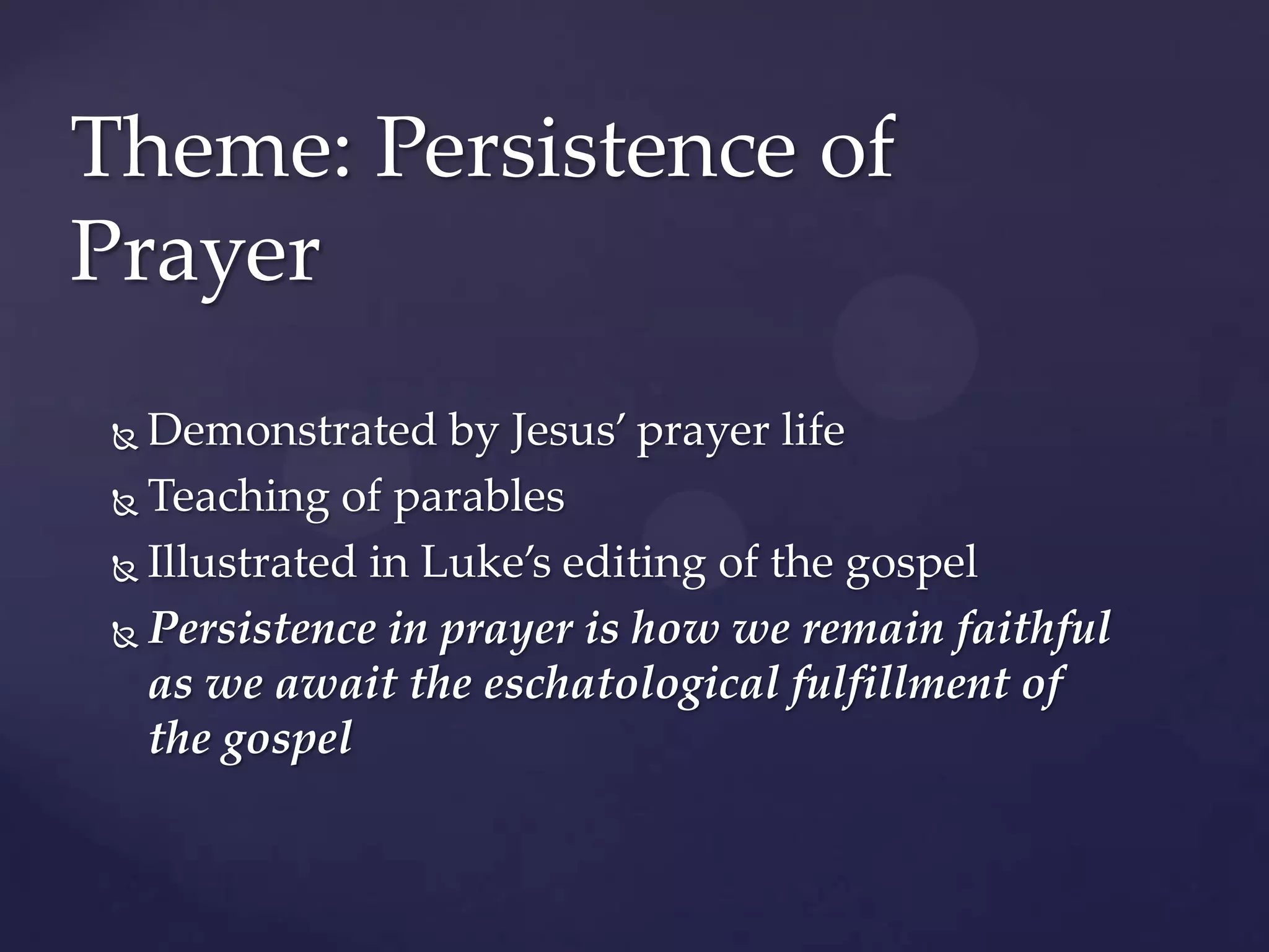 Prayer presentation | PPT