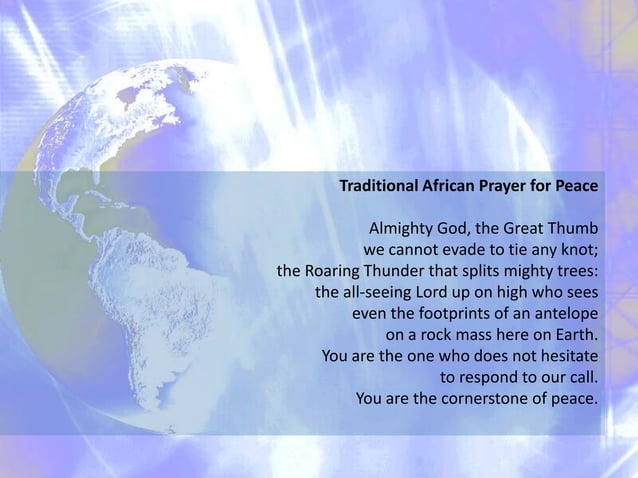 Prayers for Peace | PPT