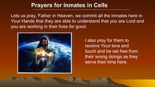 Prayers in Prison and What to pray for in Prison Ministry | PPT