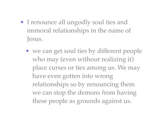 Prayers of renunciations | KEY | Christianity | Religion & Spirituality