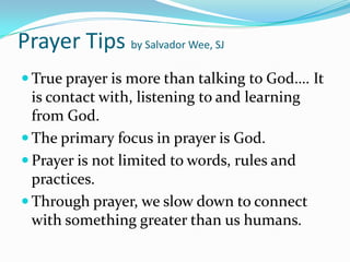 Prayer tips | PPTX