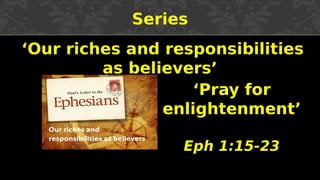 Pray For Enlightenment | PDF