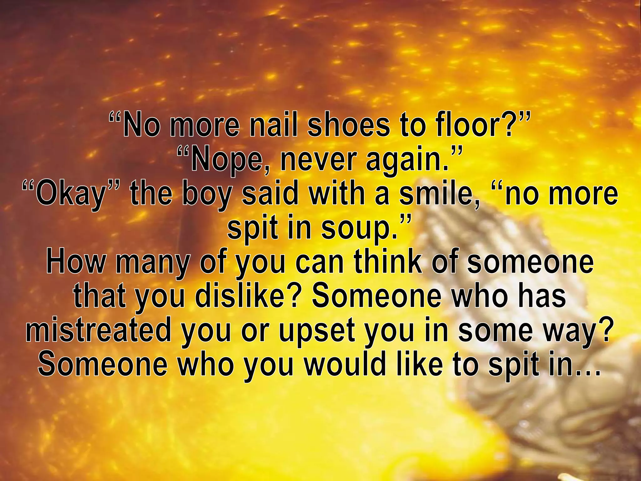 Praying For Our Enemy | PPT