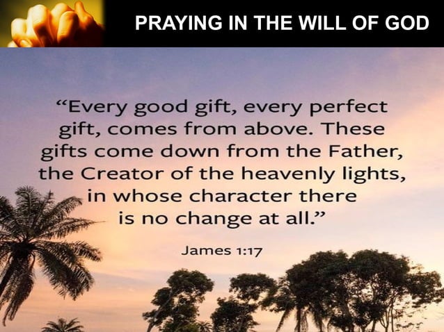 PRAYING IN THE WILL OF GOD - THE LORDS PRAYER | PPT