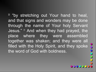 Praying Like The Early Church | PPT