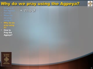 Praying the Agpeya | PPT