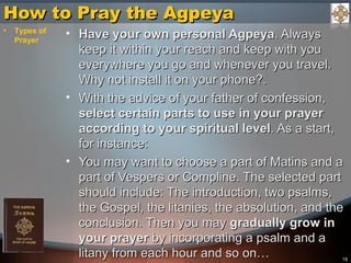 Praying the Agpeya | PPT