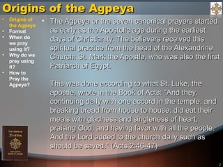 Praying the Agpeya | PPT