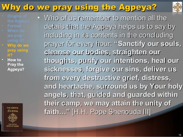 Praying the Agpeya