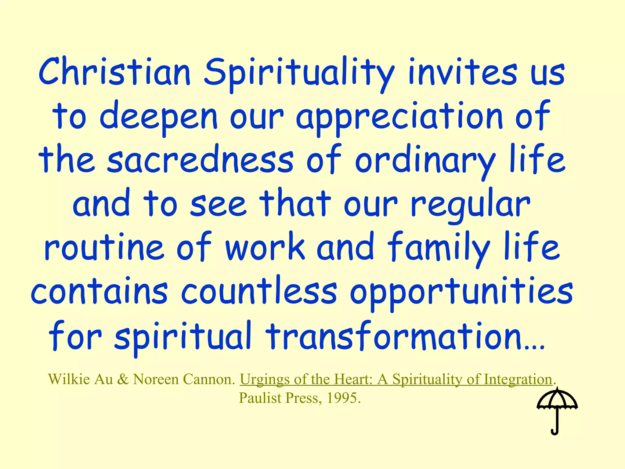 Praying under the catholic umbrella | PPT