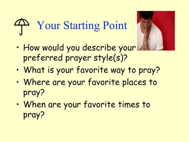 Praying under the catholic umbrella | PPT