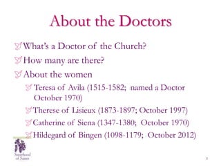 Praying with Women Doctors | PPT