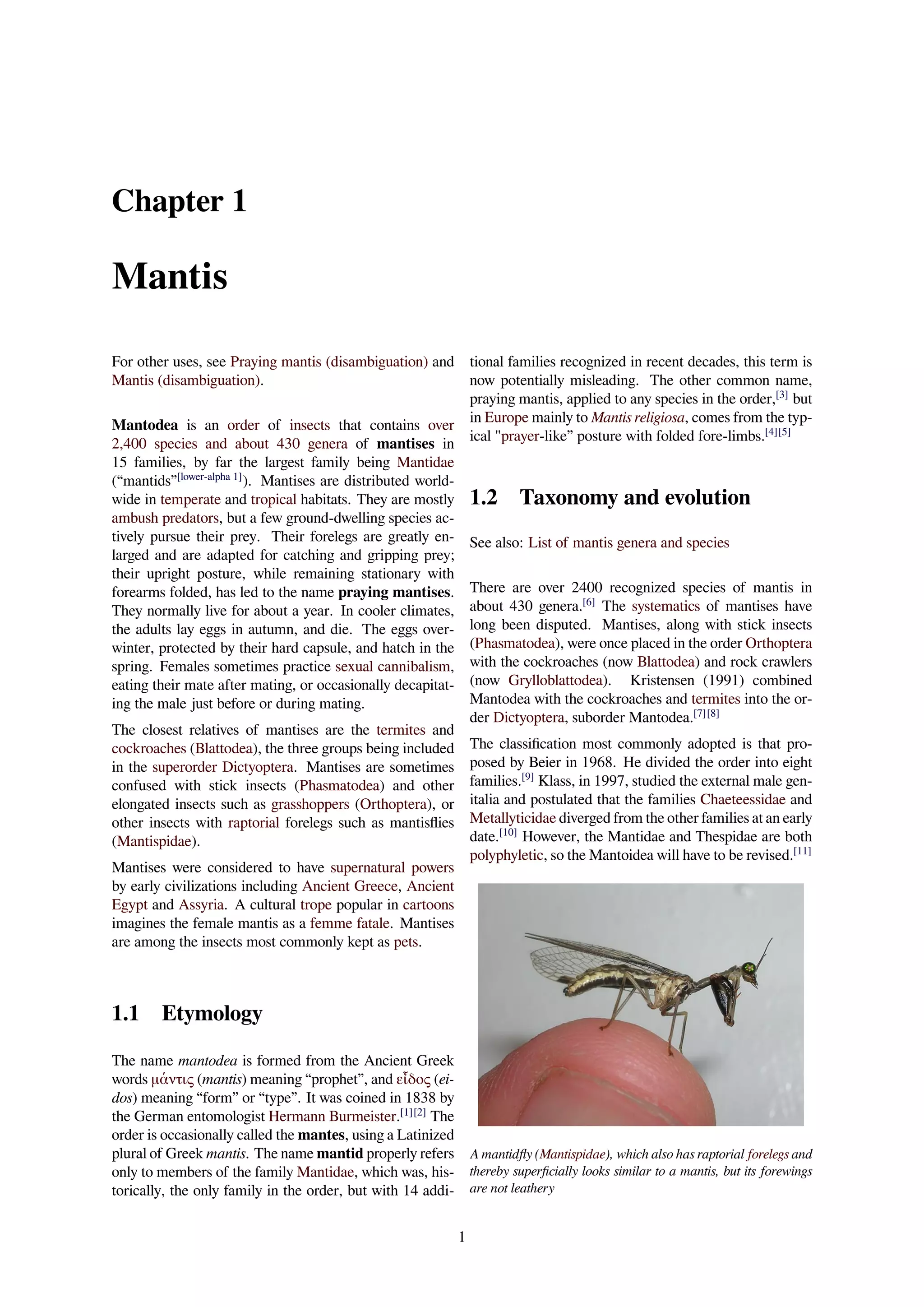 Pray Mantis Symbology of Gods Prophets A Creation Symbol of Gods Prophets | PDF