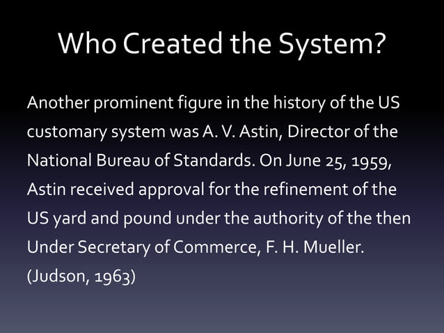 US Customary System | PPT