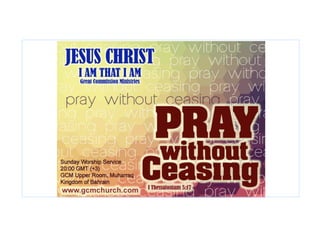 Pray without ceasing | PDF
