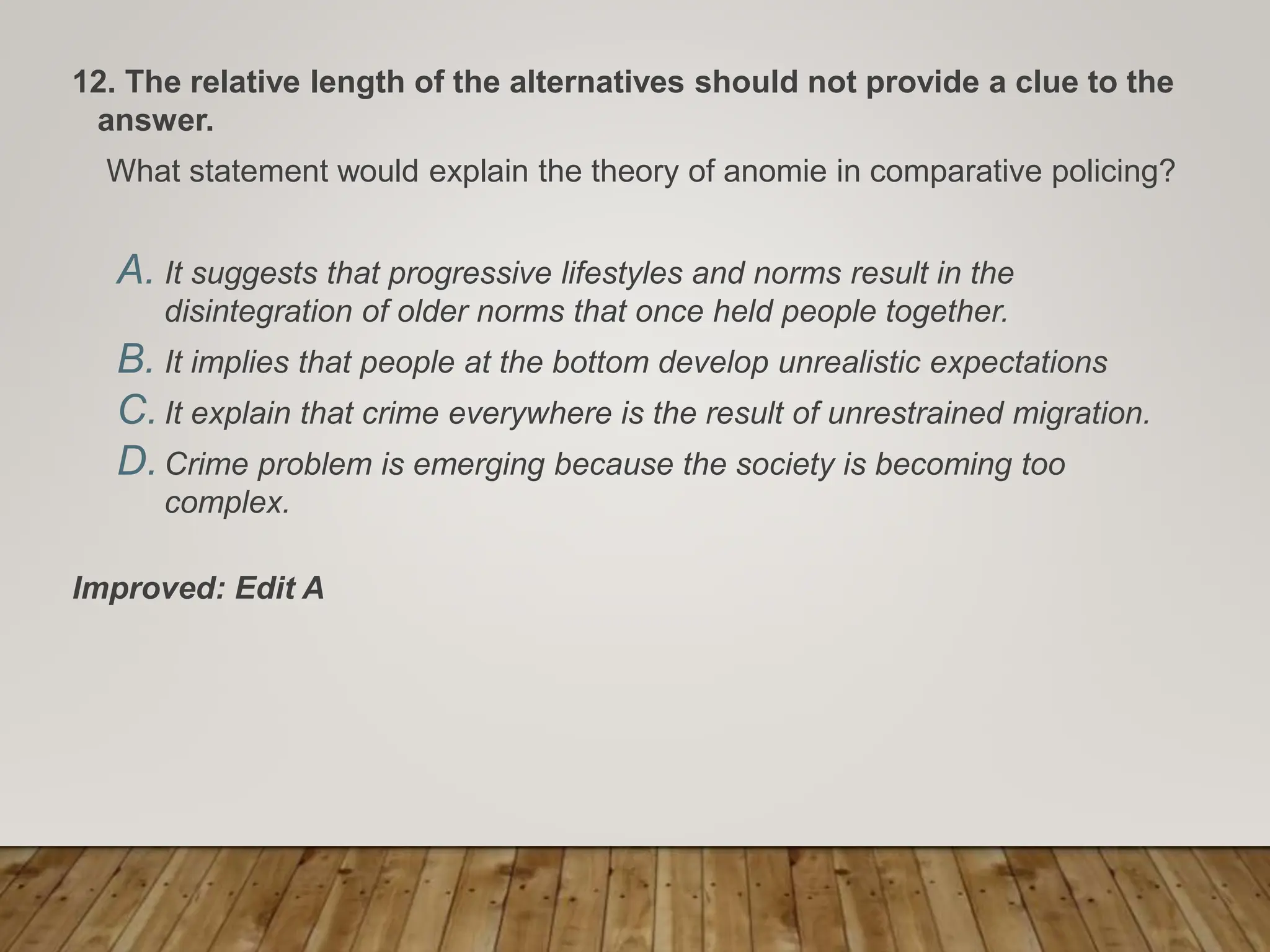 PRB CRIM TEST CONSTRUCTION.pptx prc board of crim | PPTX