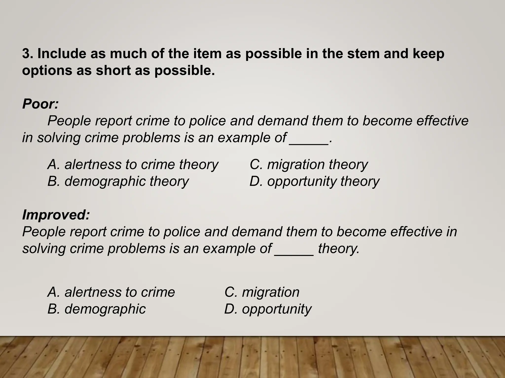 PRB CRIM TEST CONSTRUCTION.pptx prc board of crim | PPTX