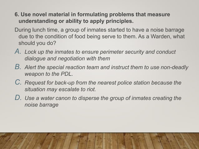 PRB CRIM TEST CONSTRUCTION.pptx prc board of crim | PPT