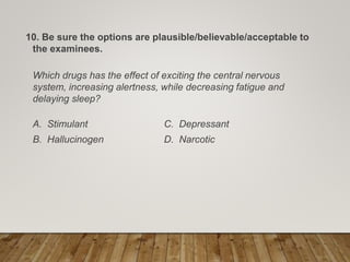 PRB CRIM TEST CONSTRUCTION.pptx prc board of crim | PPT