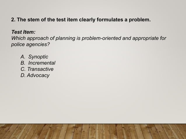 PRB CRIM TEST CONSTRUCTION.pptx prc board of crim | PPT
