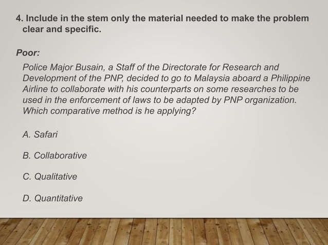 PRB CRIM TEST CONSTRUCTION.pptx prc board of crim | PPT