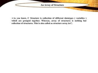 Structures - R.D.Sivakumar | PPT