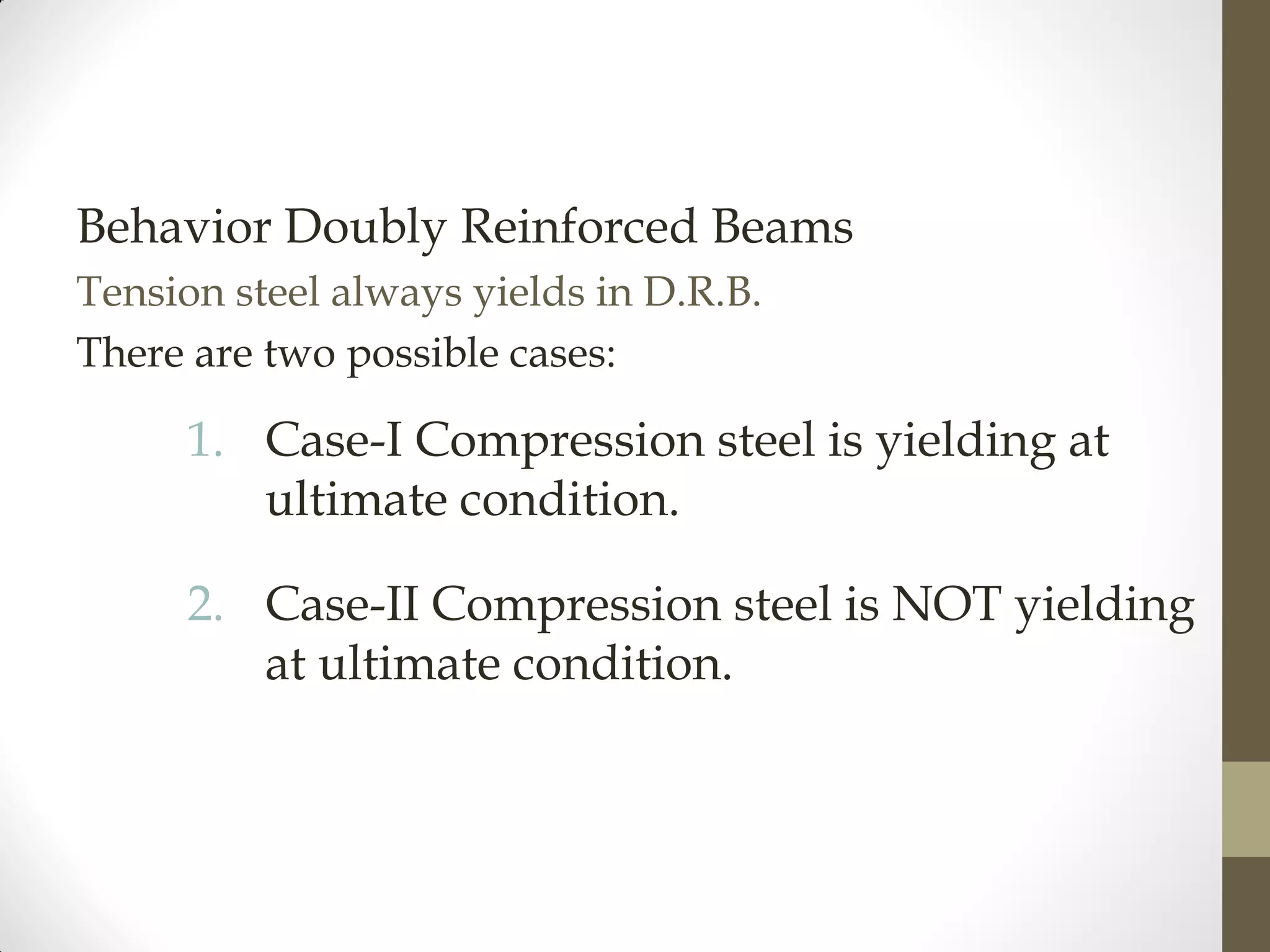 Doubly reinforced beams...PRC-I | PDF