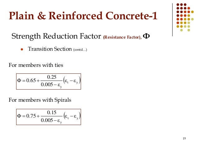 Flexural design of beam...PRC-I