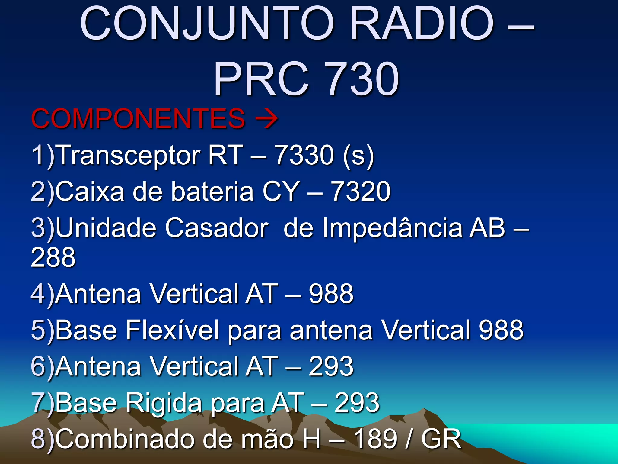 PRC-730 componentes e acessorios.ppt