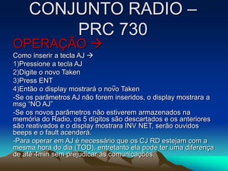 PRC-730 componentes e acessorios.ppt
