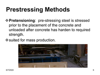 introduction to Prestress concrete & its types | PPT