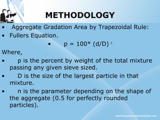 Analytical Method for Asphalt Concrete Mix Design | PPT