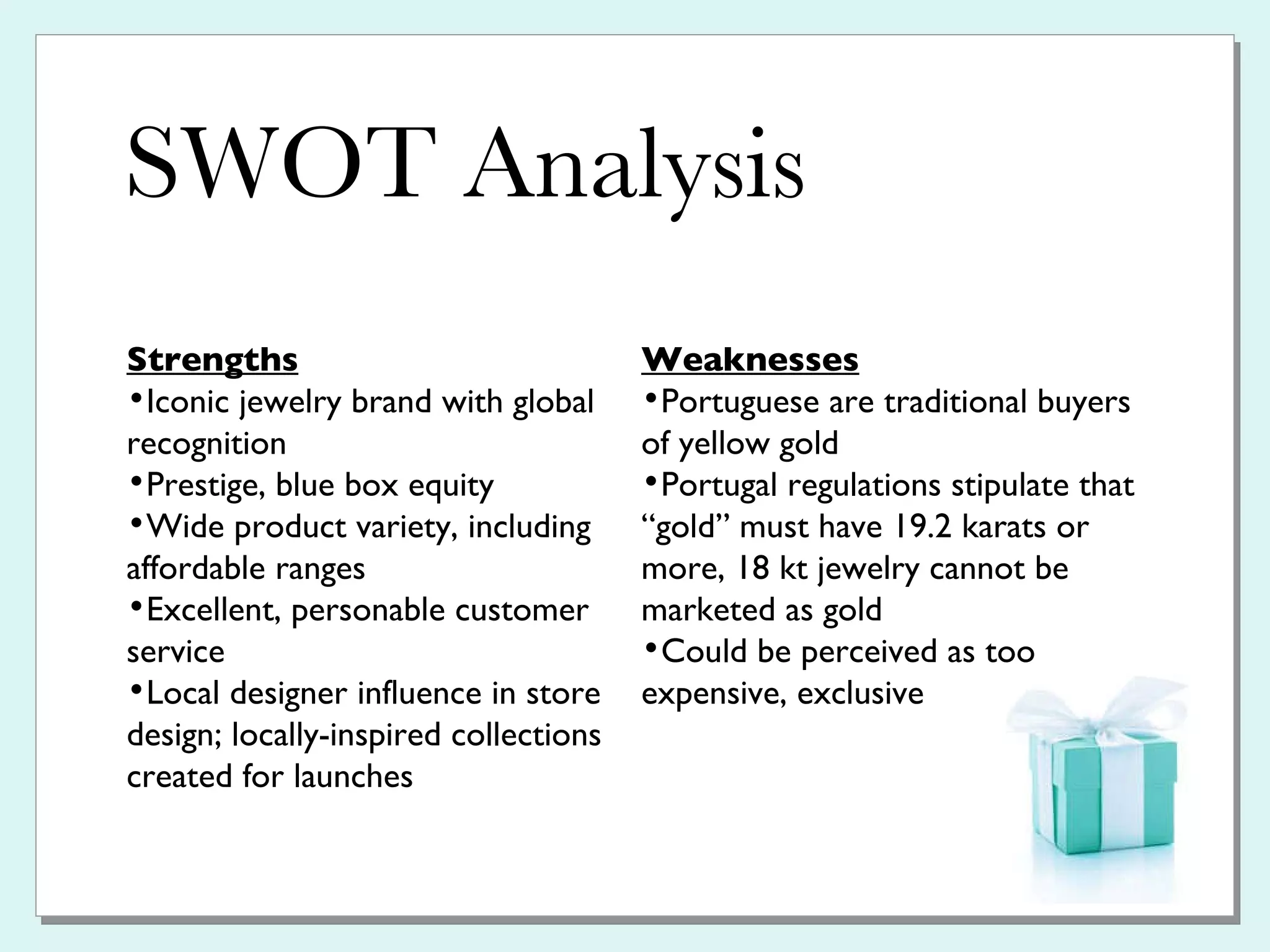 Tiffany & Co (PR Plan) | PPT