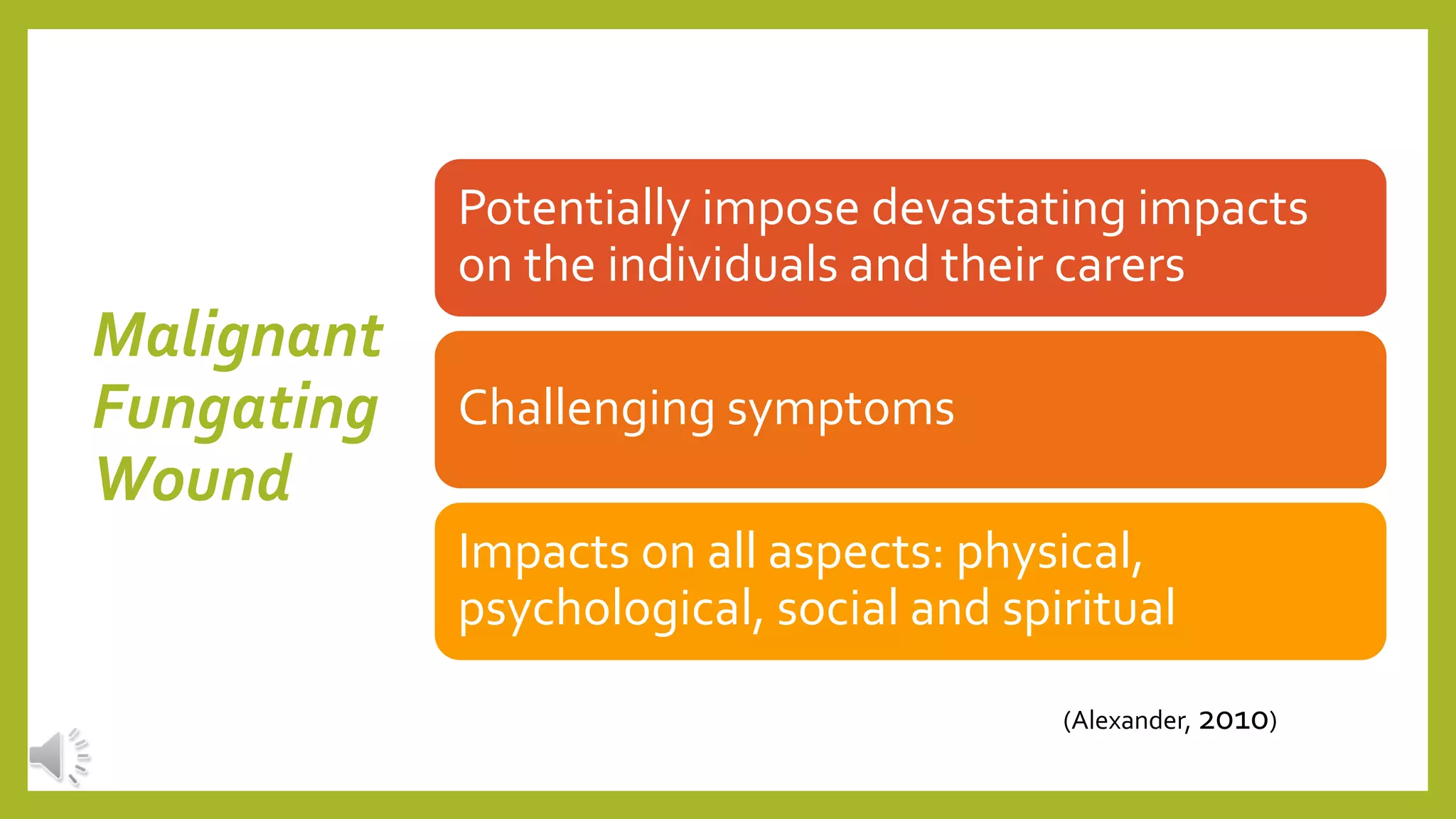 Malignant fungating wound education ppt | PPTX