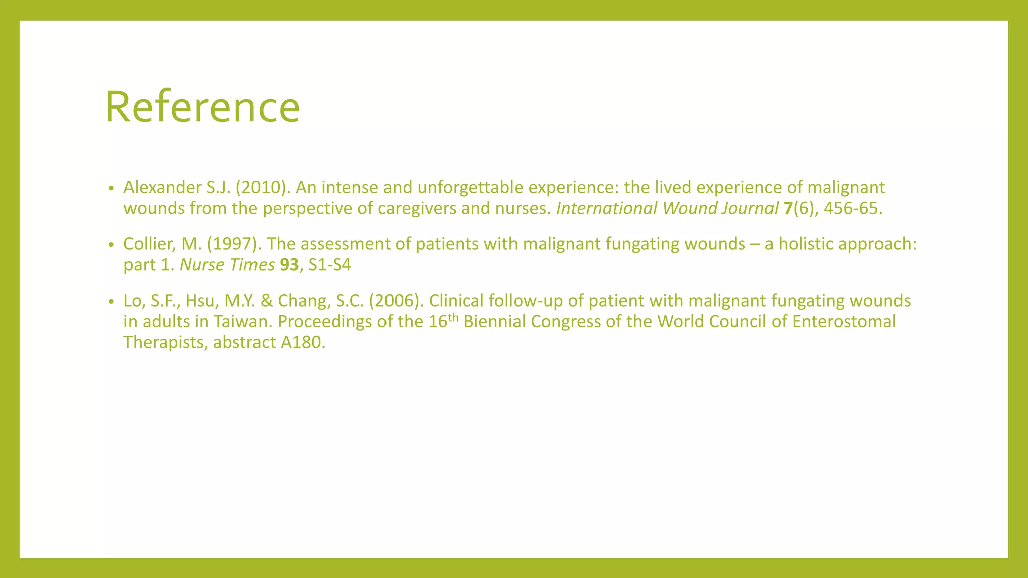 Malignant fungating wound education ppt | PPTX